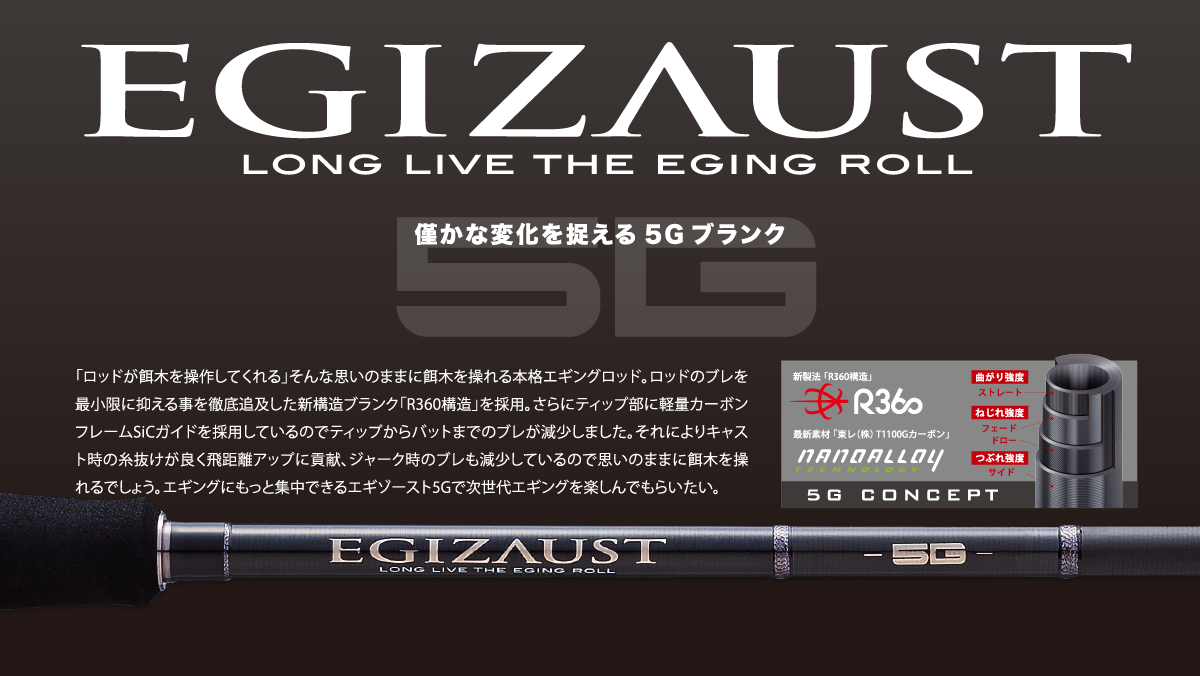 EGIZAUST 5G -EGING- Major Craft Europe